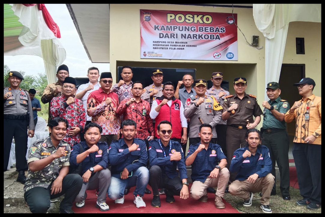 Ketua PA Pangkalan Kerinci Hadiri Undangan Kapolres dalam Acara "Ikrar Kampung Bebas Narkoba