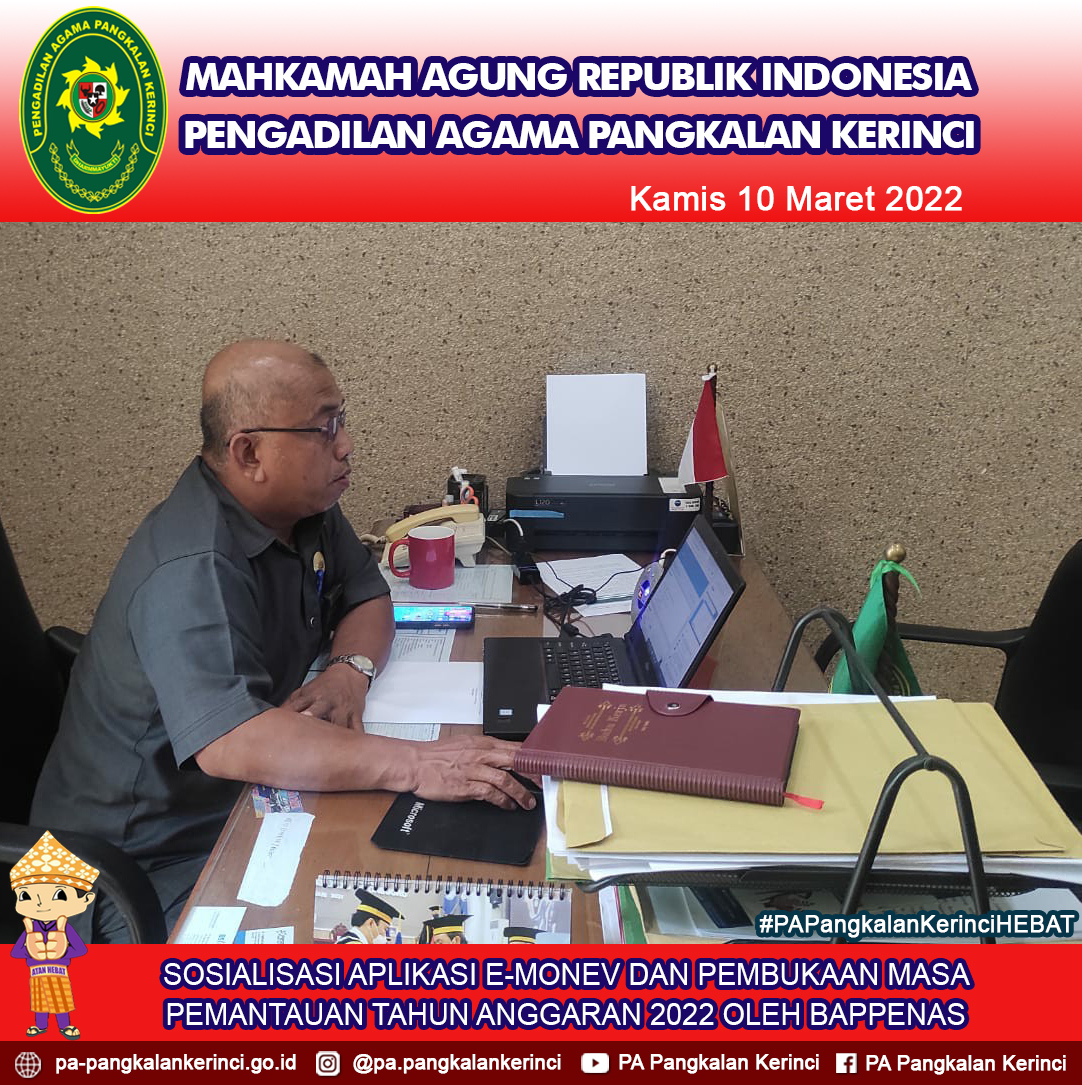 SOSIALISASI APLIKASI E-MONEV DAN PEMBUKAAN MASA PEMANTAUAN TAHUN ...