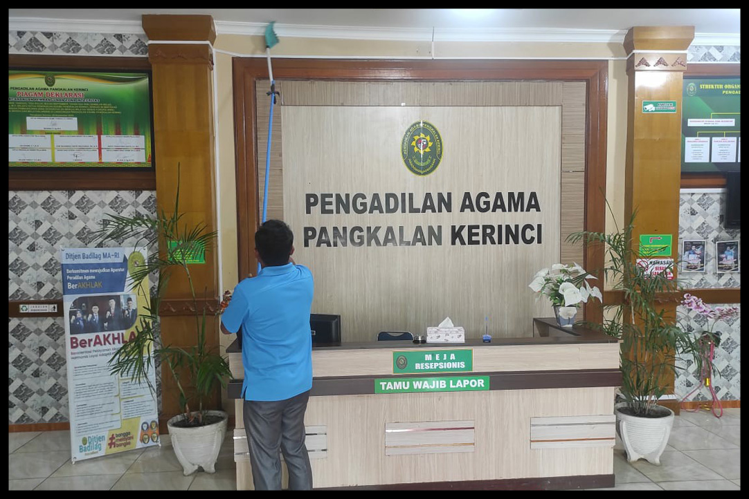 Agenda Jum'at Bersih di awal tahun 2024 di Pengadilan Agama Pangkalan Kerinci | (19/1)