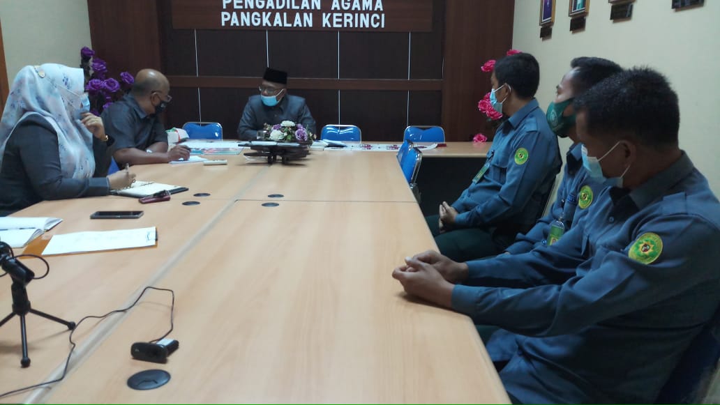 Rapat Khusus Tenaga Security Pengadilan Agama Pangkalan Kerinci | (13/4)